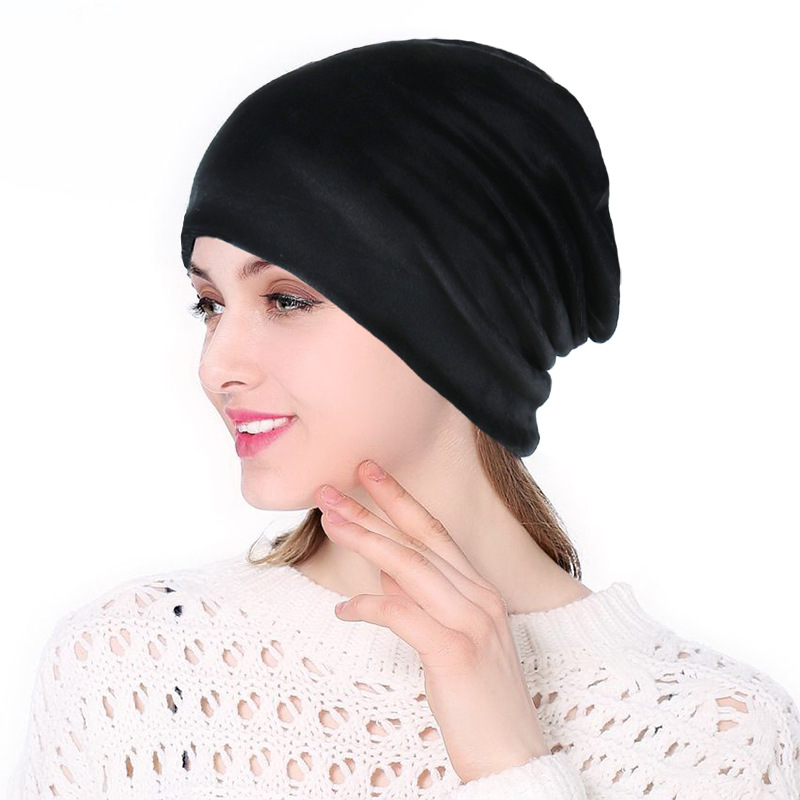 1 Pcs Beanie Kappe Frauen Männer Casual Samt Kopft... – Vicedeal