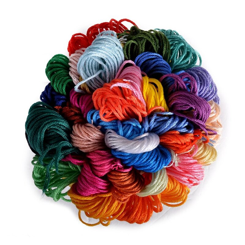 8 meters 36 skeins of thread Multicolored For Embr... – Grandado