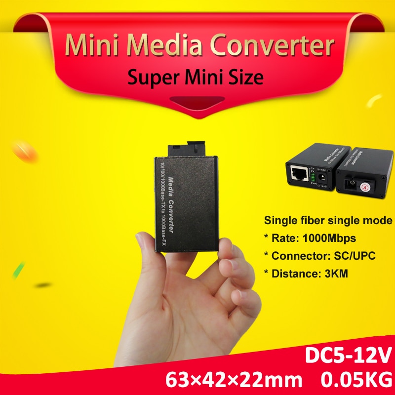 Bliy 1 paar gigabit fibra optische naar rj45 UTP m... – Grandado