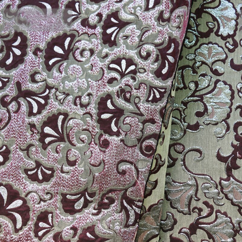 100cm*137cm Damascus Brocade Fabric Polyester Cott... – Vicedeal