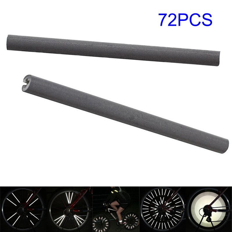 72 Pcs DIY Bicycle Reflective Sticks Mountain Bike... – Vicedeal