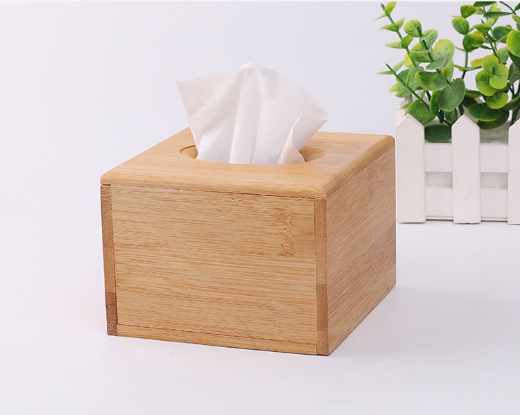 Hoogwaardige Europa Ruwe Hout Vierkante Tissue Box... – Grandado