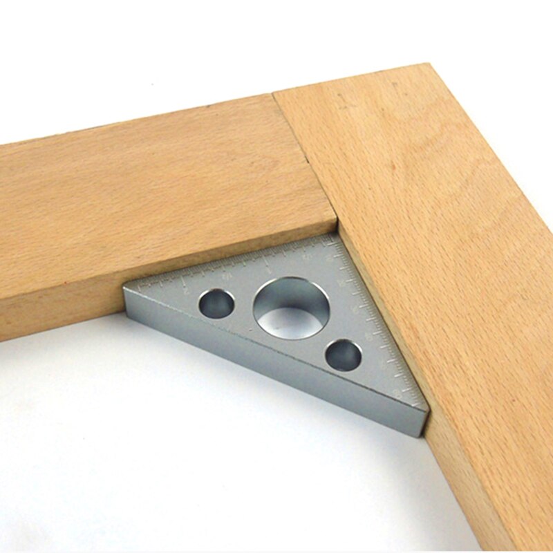 45 Degree Aluminum Alloy Angle Ruler Inch Metric T... – Vicedeal