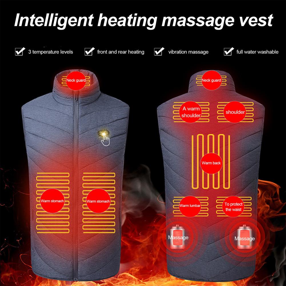 Men Outdoor USB Infrared Heating Vest Jacket Men W... – Grandado