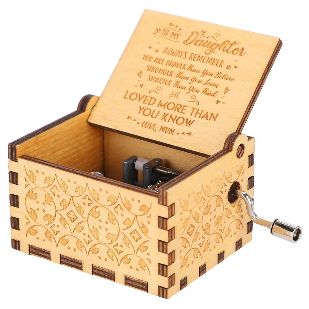 Retro Style Mechanical Wooden Mechanical Hand Cran... – Vicedeal