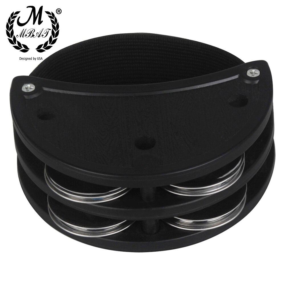 M MBAT Foot Tambourine Metal Jingle Bell Portable ... – Grandado