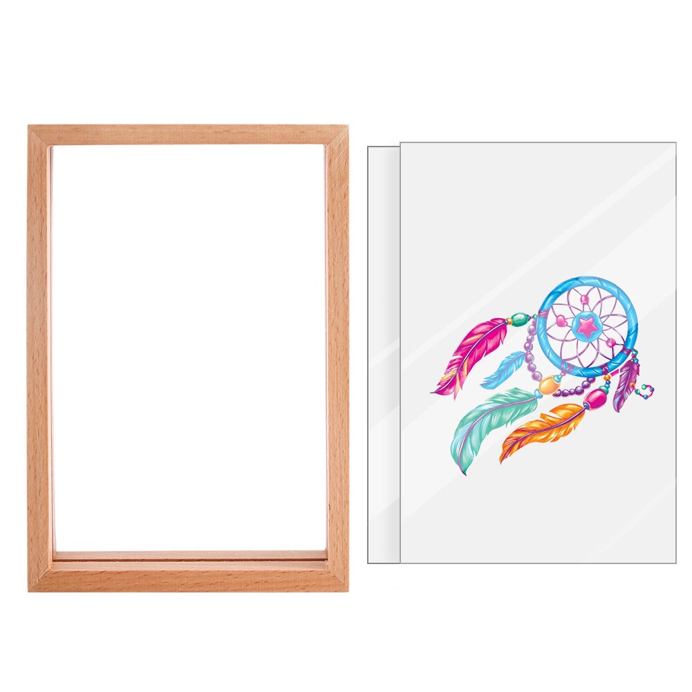 Colorful Bohemian Dream Net Pattern Painting Frame... – Grandado