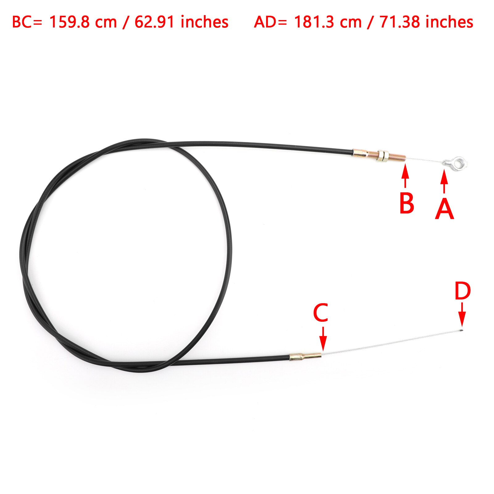 Throttle Cable For 71"/63" Manco 4xx Go Karts Yerf... – Grandado