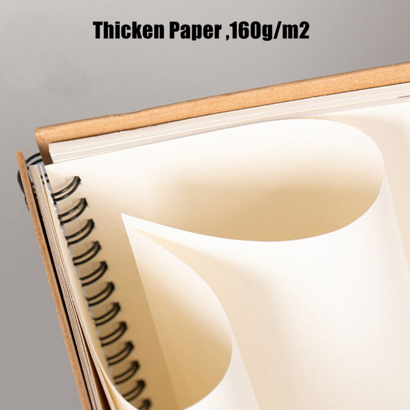 30 Sheets Thicken Backboard A4 Sketchbook Portable... – Vicedeal