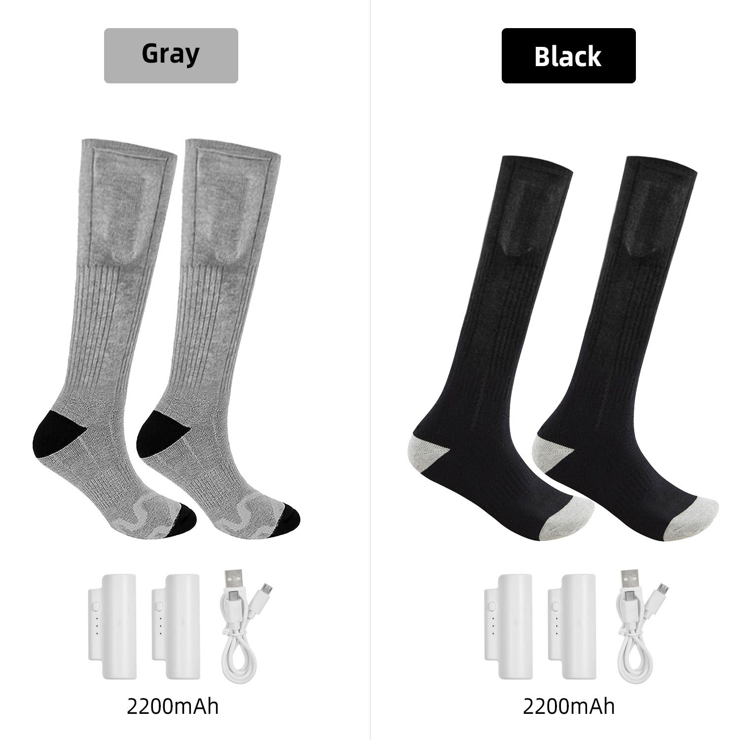 4000mAh Electric Heated Socks Boot Feet Warmer DC ... – Grandado