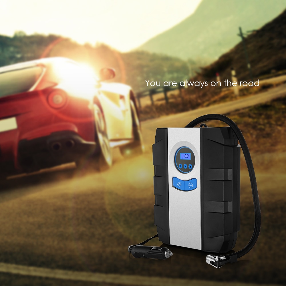 12V Car Auto Electric Air Compressor Tire Inflator Pump Automobile Tire ...