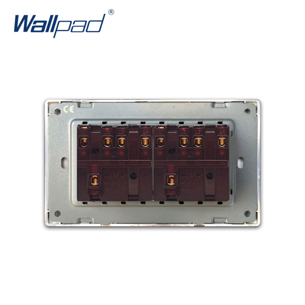 8 Gang Reset Momentary Contact Wallpad Luxury Whit... – Vicedeal