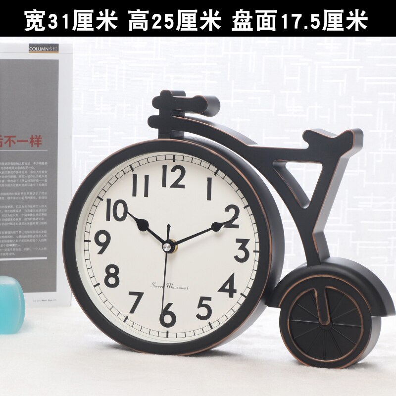 Large Desk Clock Silent Watch Retro Living Room An... – Grandado