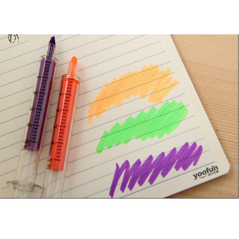 Fluorescent Highlighter Pen Kawaii Marker Pens Cut... – Grandado