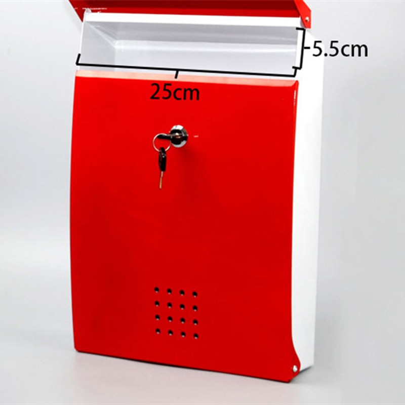 Retro Classic Rainproof Villas Mailbox Outdoor Loc... – Grandado