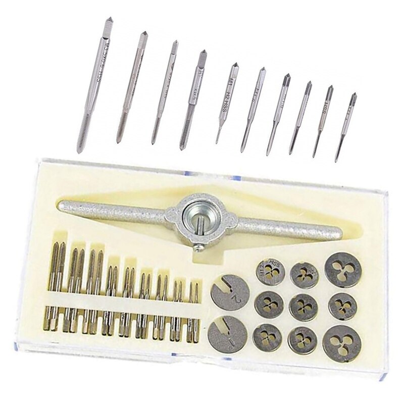 31Pcs M1-M2.5 Metric Tap and Die Set Die Wrench Se... – Grandado