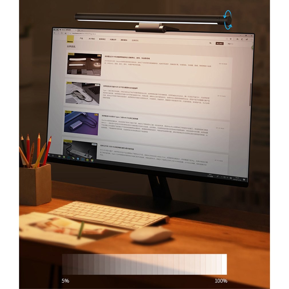 LED Computer Monitor Screen Hanging Light Durable ... – Grandado