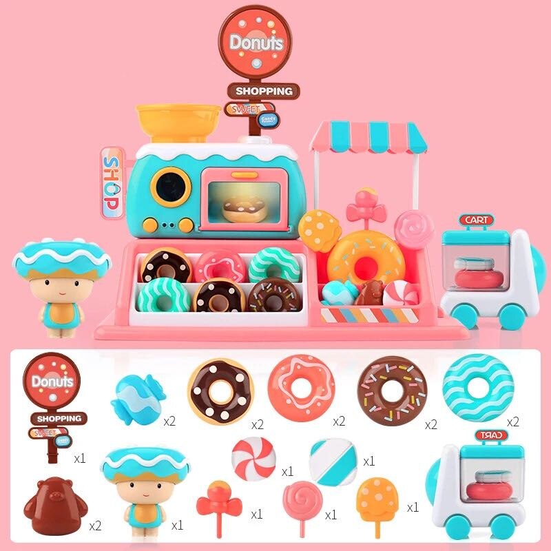 Kids Simulation Donuts Candy Shop Donut Store Pret... – Grandado