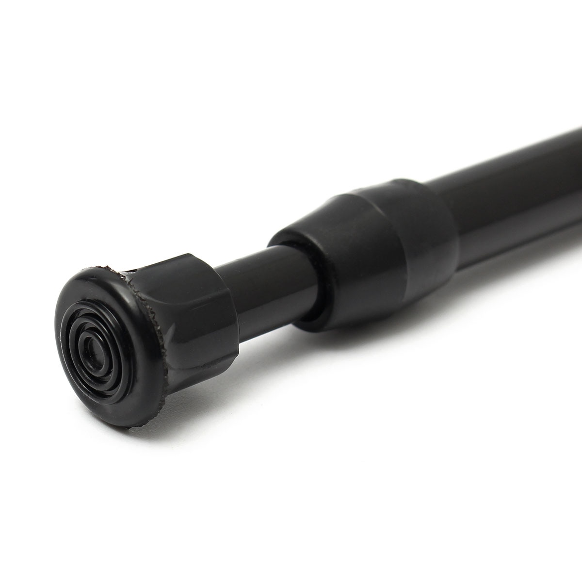 Black Metal Telescopic Spring Tension Rod Shower C... – Vicedeal