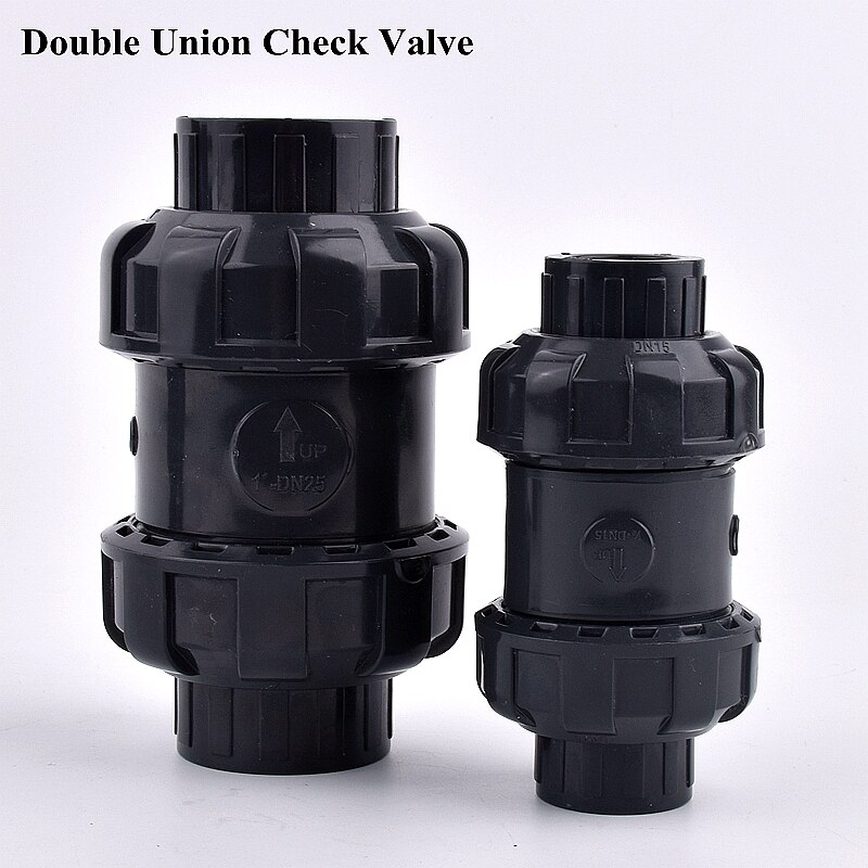20-63mm PVC Check Valve Aquarium Tank Double Union... – Grandado