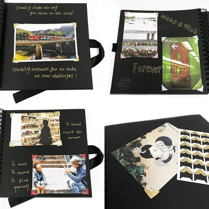 Memory Books DIY Craft Photo Albums Scrapbook Cove... – Grandado