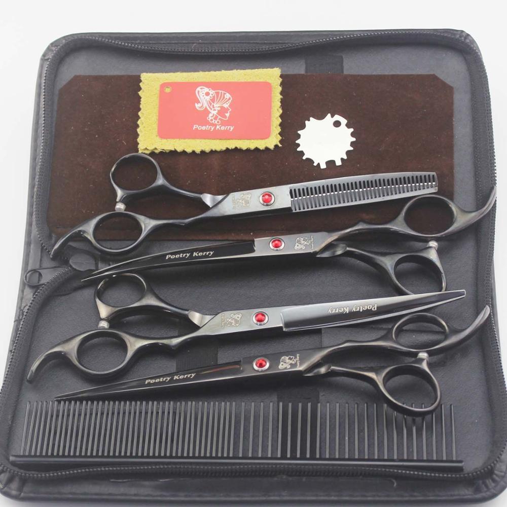 7 inch pet scissors hairdressing set 4piece set co... – Vicedeal