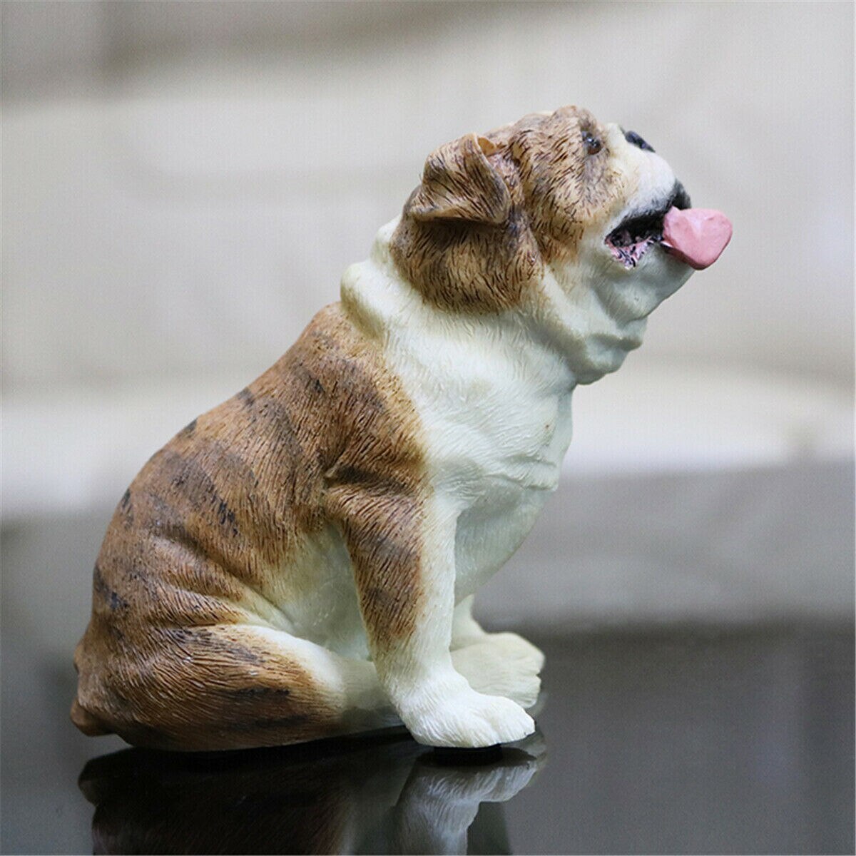 Jjm hvile britisk bulldog hund kjæledyr figur cani... – Grandado