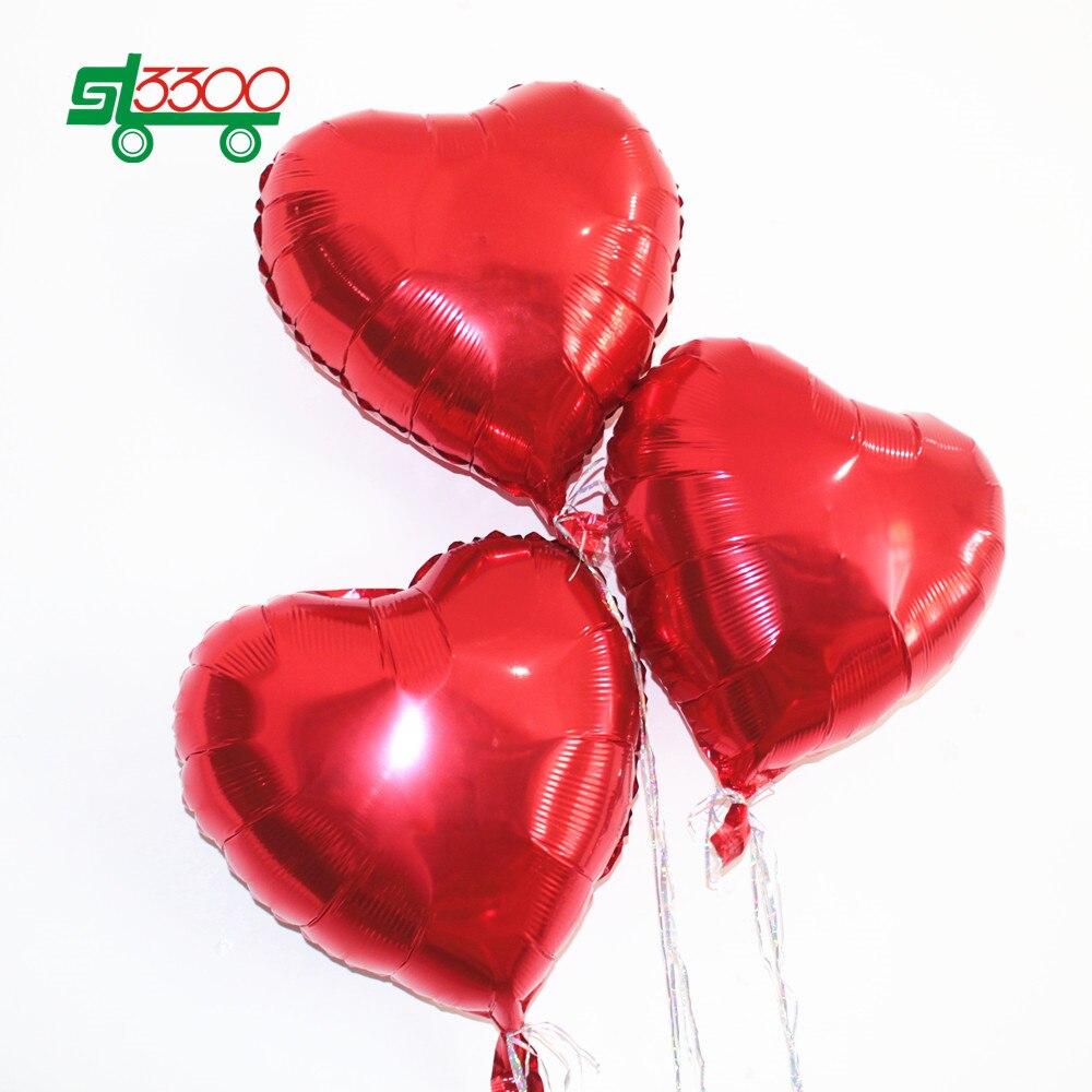 SL3300 Red Heart Foil Balloons Birthday Party Deco... – Vicedeal