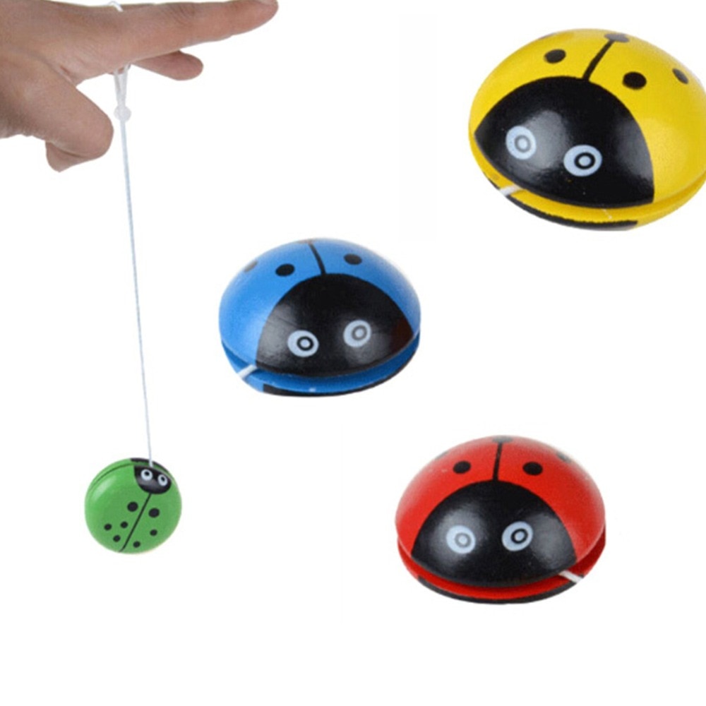 YOYO toys wooden Yo Yo toys for children Four colo... – Grandado