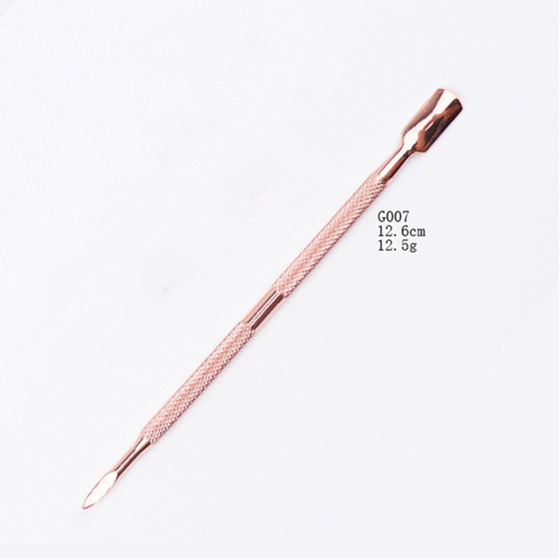 1/3pcs cuticle pusher gold stainless steel stainle... – Vicedeal