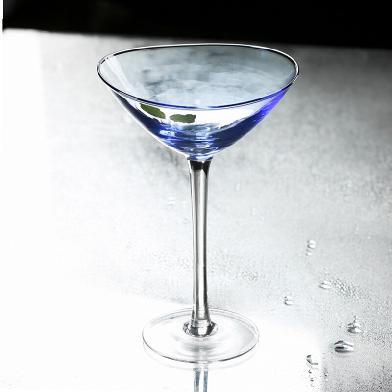 High-end blue special cocktail glass Martini glass... – Grandado