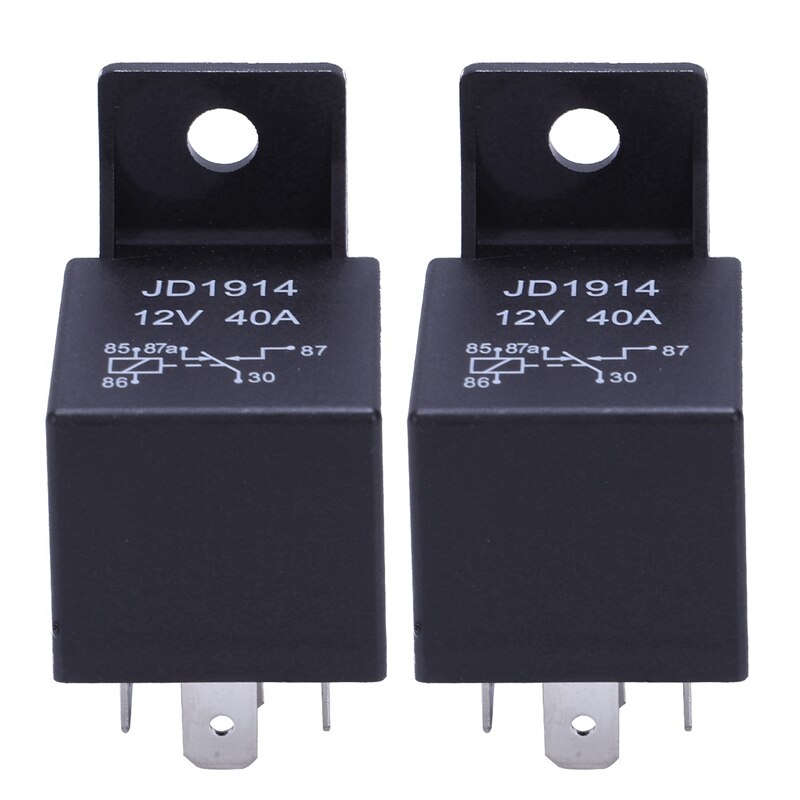2X 12V Volt 40A Amp 5 Pin Omschakeling Relais Auto... – Vicedeal