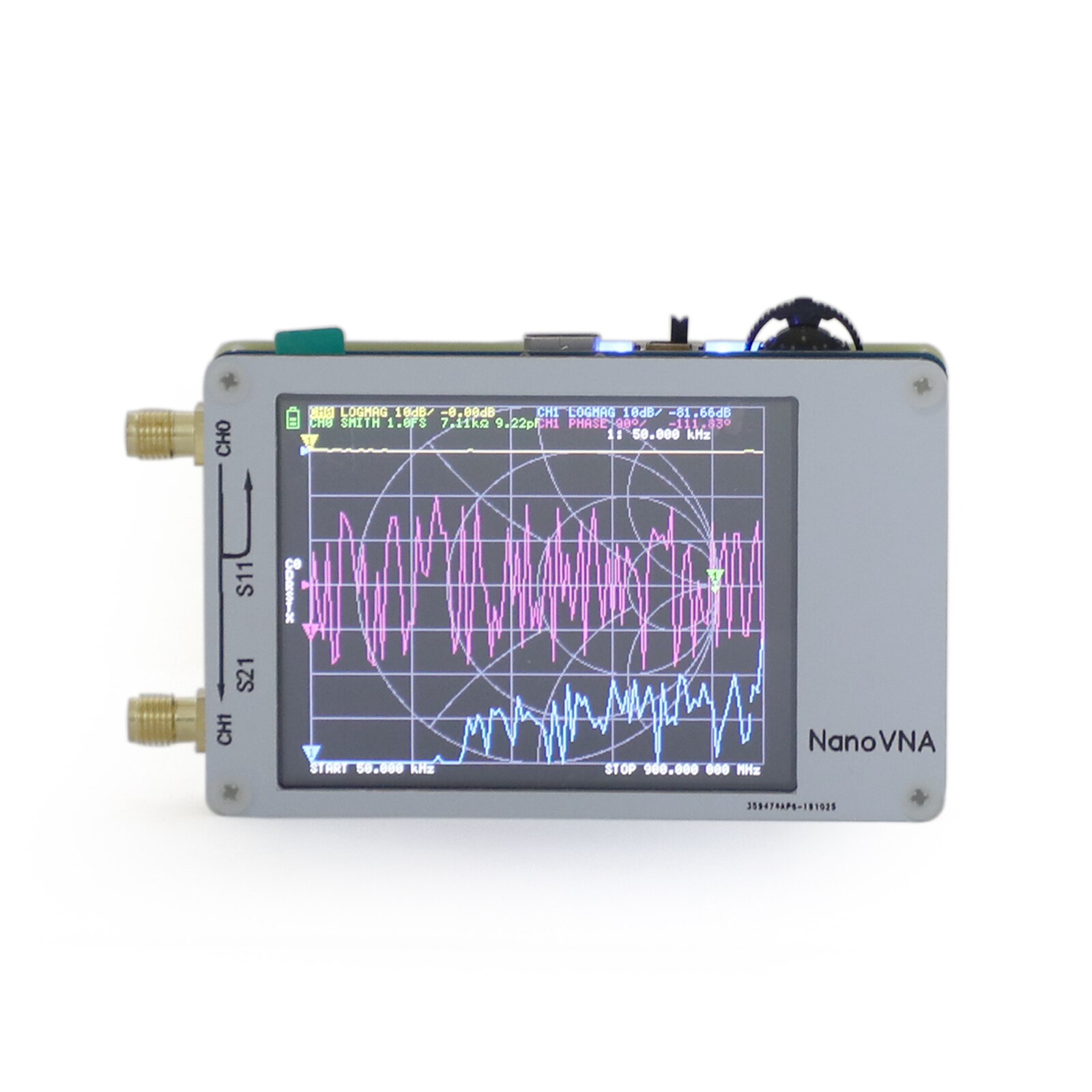 Artudatech NanoVNA Vektor Netzwerk analyzer HF VHF... – Grandado