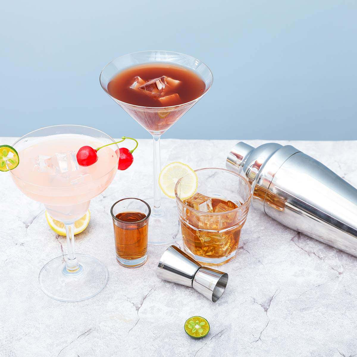 Bar Cocktail Shaker Bar Set Cocktail Maken Kit Met... – Grandado