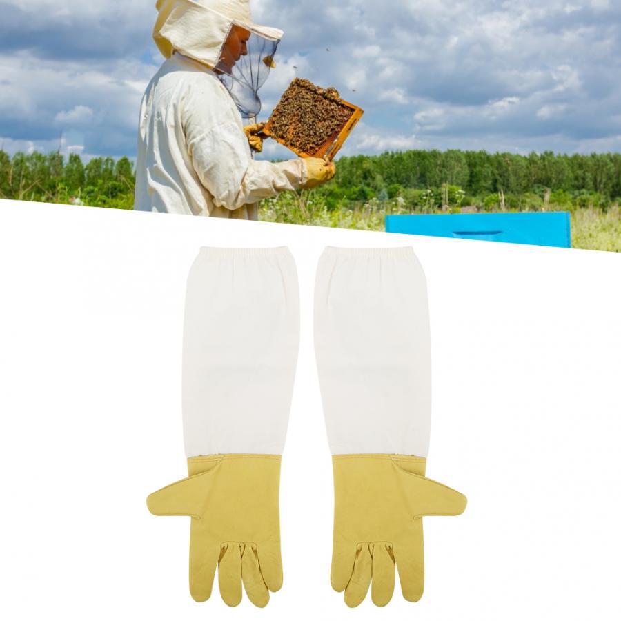 Unisex Beekeeping Gloves Anti-Bee Anti-Sting Long ... – Vicedeal