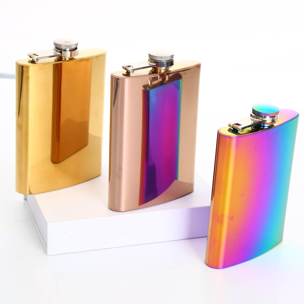 Mini 8oz Electroplate Whisky Flagon 304 Stainless ... – Grandado