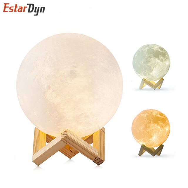 3D Print Moon lamp Moon light USB LED Rechargeable... – Grandado