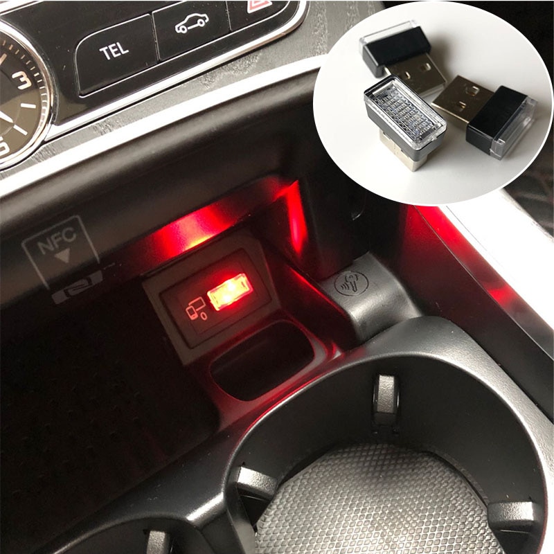 Car USB LED Atmosphere Lights for Tesla Roadster M... – Grandado