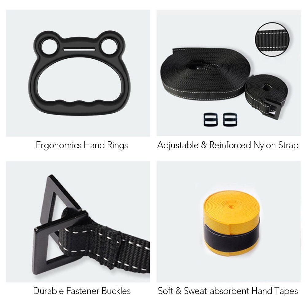 Kids Gymnastic Rings Fitness Swings Hand Rings Boy... – Grandado