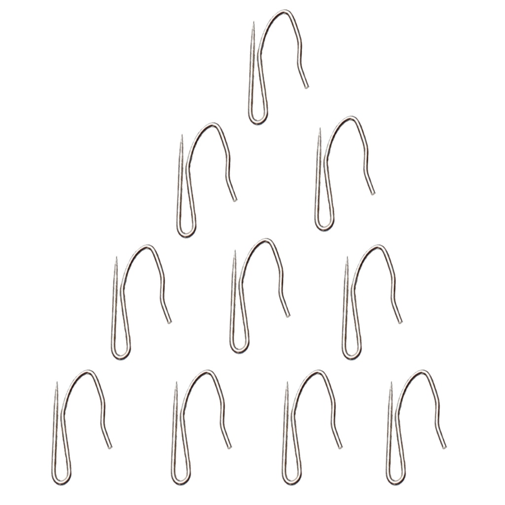 Pack of 10 Drapery Curtain Hooks Pinch Pleat Hook ... – Vicedeal