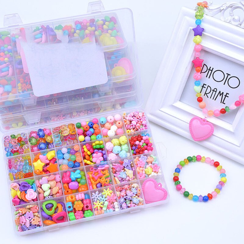 24 Grid DIY Handmade Beads Toys For Children With ... – Grandado