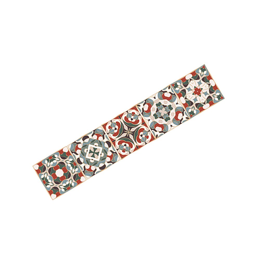 Baroque Style Wall Stickers Red and Green Wallpape... – Vicedeal