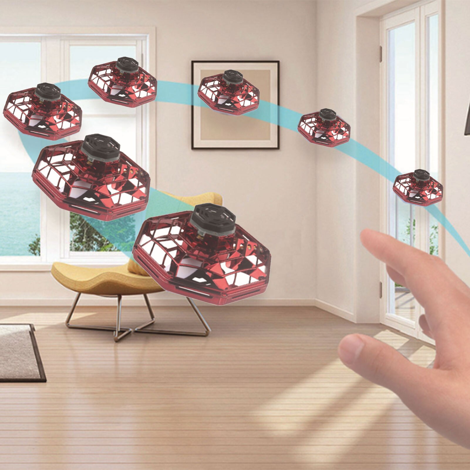 Manual Drone Toy Rechargeable Flying Gyro Aircraft... – Grandado