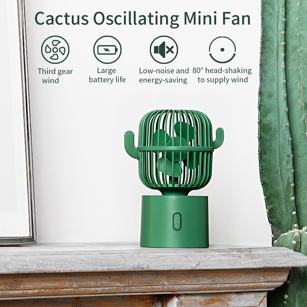 Cactus Portable Cordless USB Rechargeable Mini Des... – Vicedeal