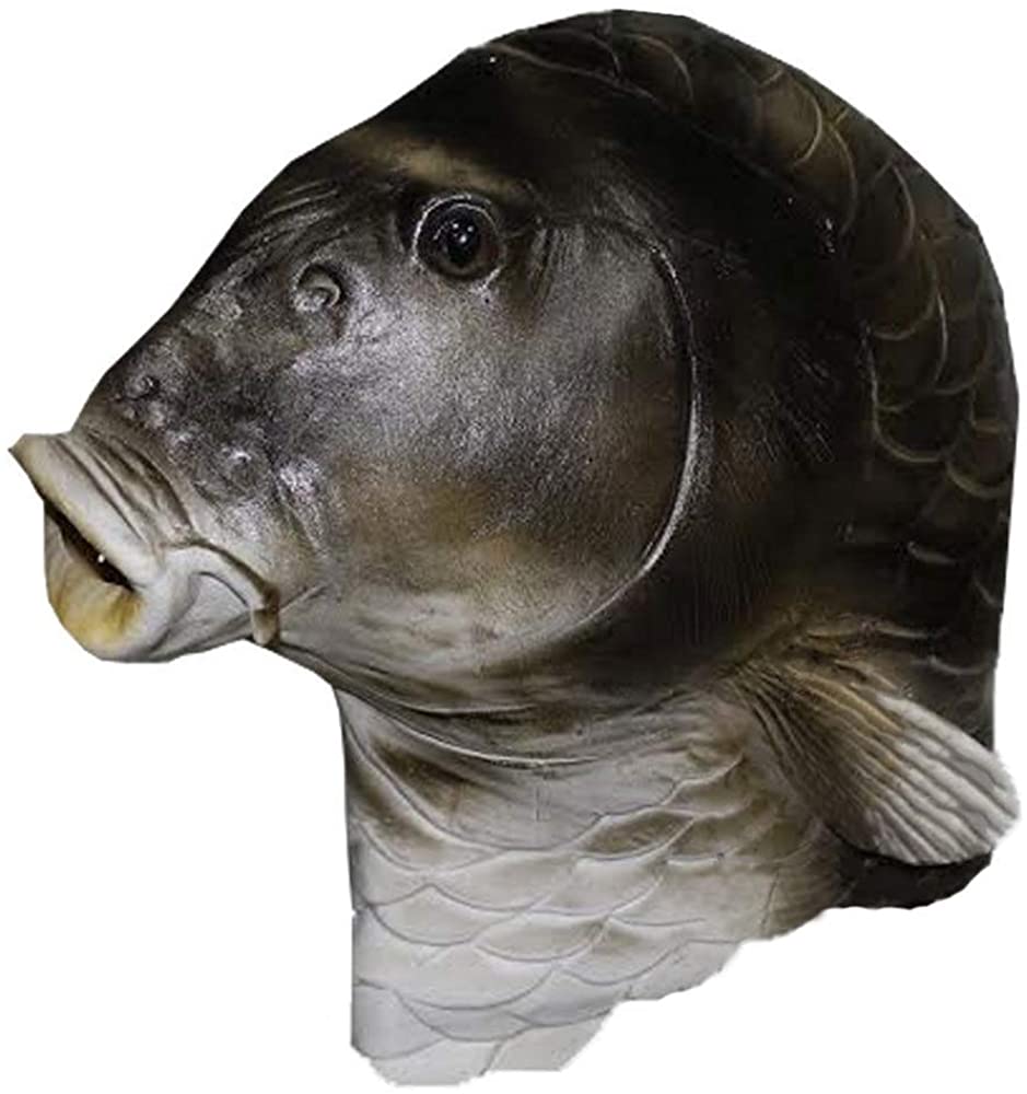 Fisch Latex Tier Kopf Maske Halloween Kostüm Karne... – Vicedeal