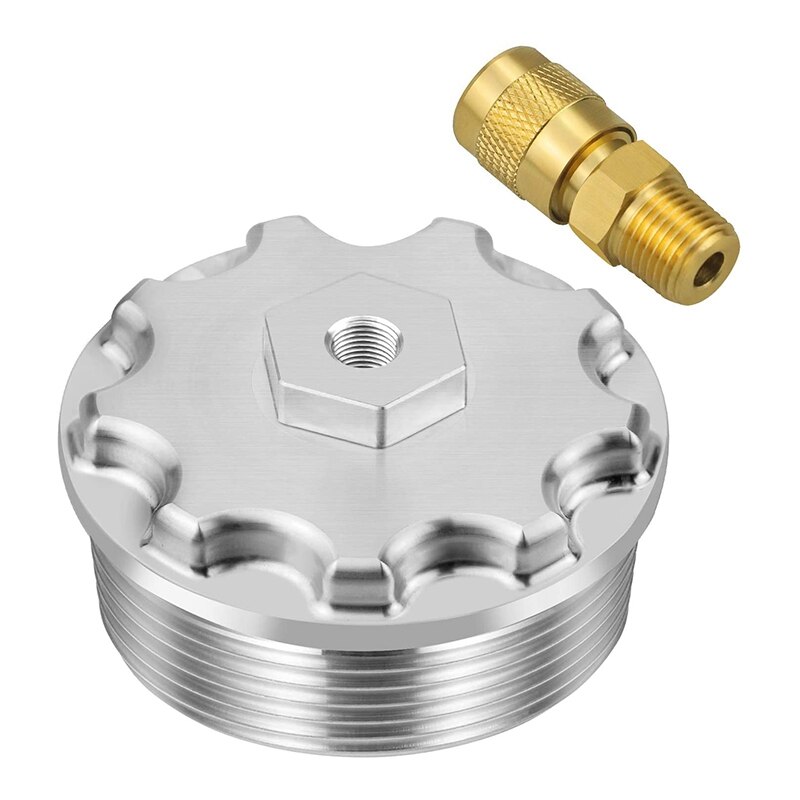 Aluminum Fuel Filter Cap with Pressure Port for 20... – Vicedeal