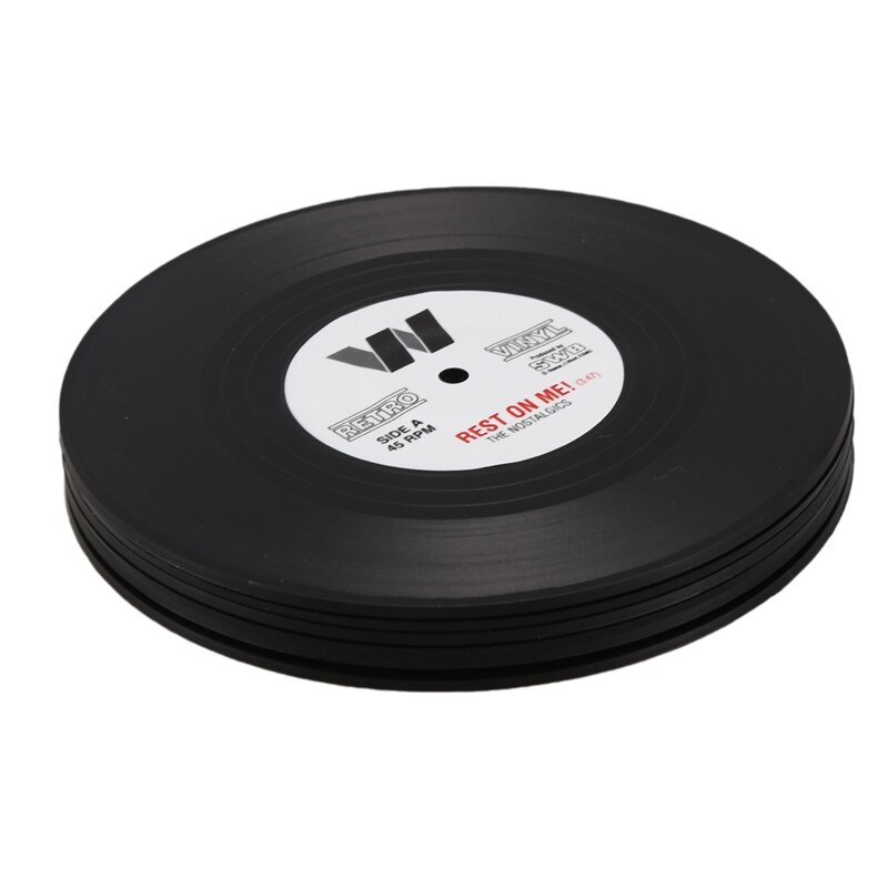 6pieces / Set Spinning Retro Vinyl Disc Drink Coas... – Grandado