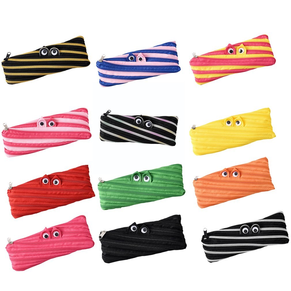 Zipper Little Monster Pencil Case Personality Stat... – Vicedeal