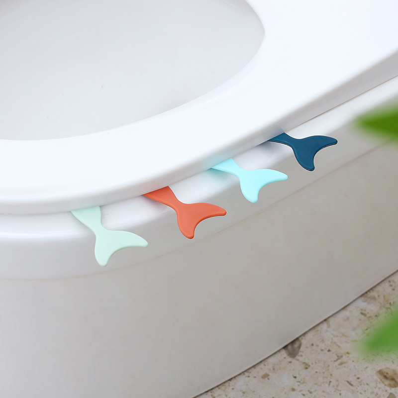 2 Pcs Fishtail Toilet Seat Cover Lifter Sanitary C... – Grandado