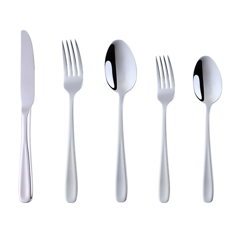 Dinnerware Set Stainless Steel Spoon Fork Knife Cu... – Grandado